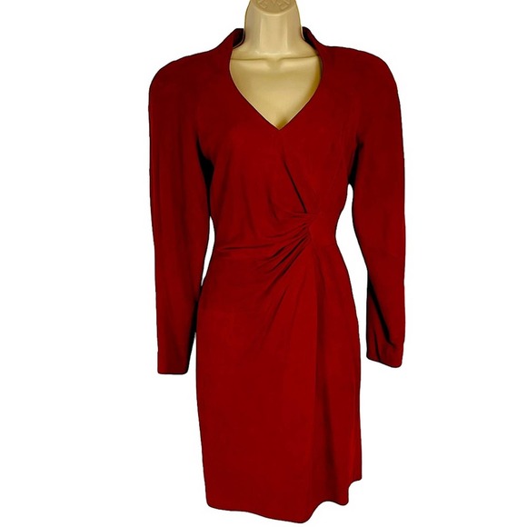Michael Hoban | Dresses | Michael Hoban North Beach Vintage Red Suede ...